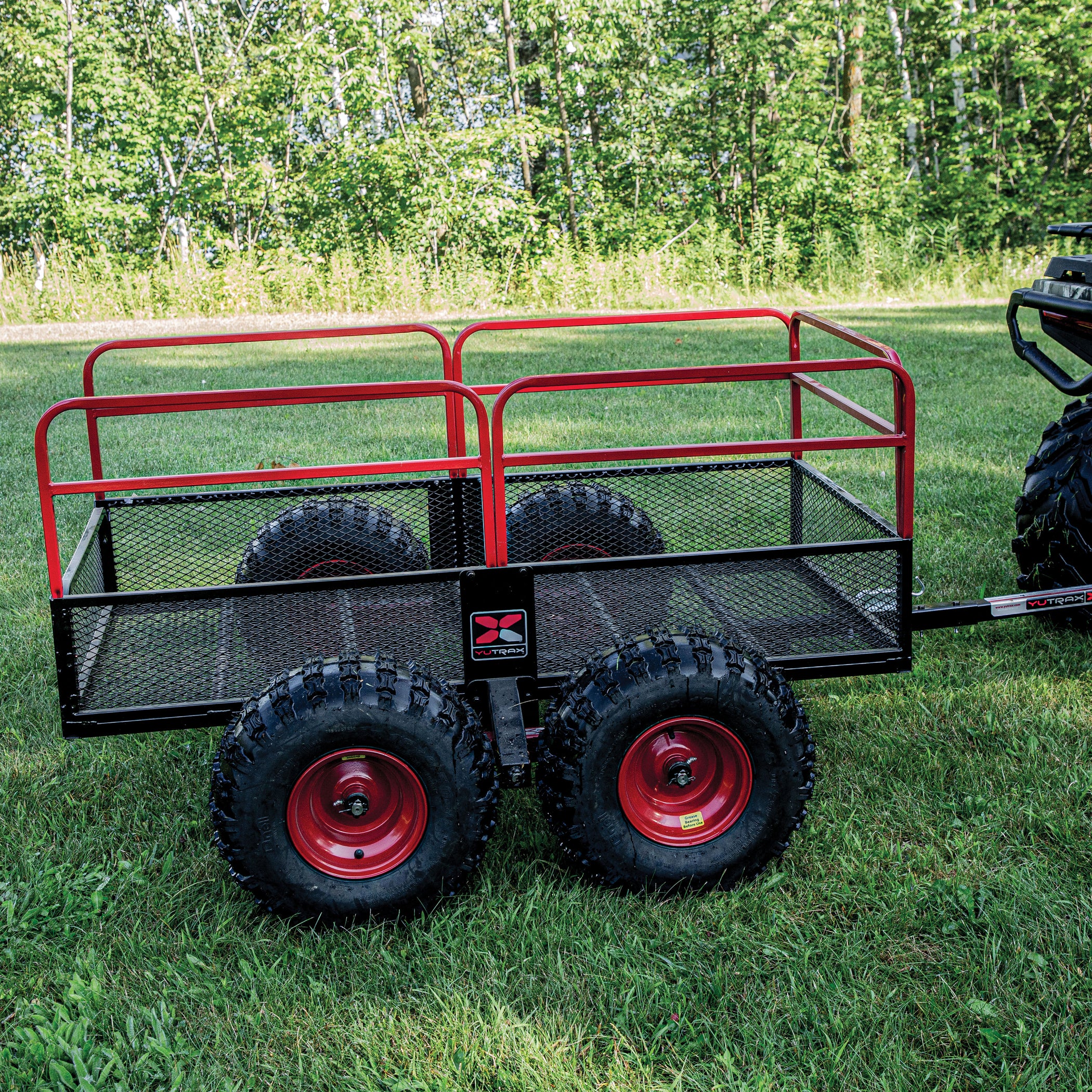 YUTRAX X4 Trailer, Heavy-Duty ATV Trailer, 1250 lb. Load Capacity ...