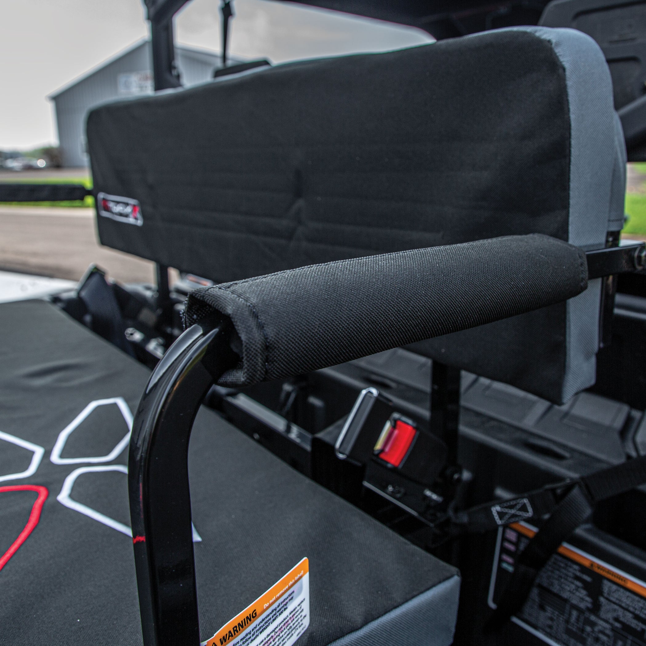 YUTRAX Universal Mount UTV Jump Seat, UTV Accessory, Increase Seating ...