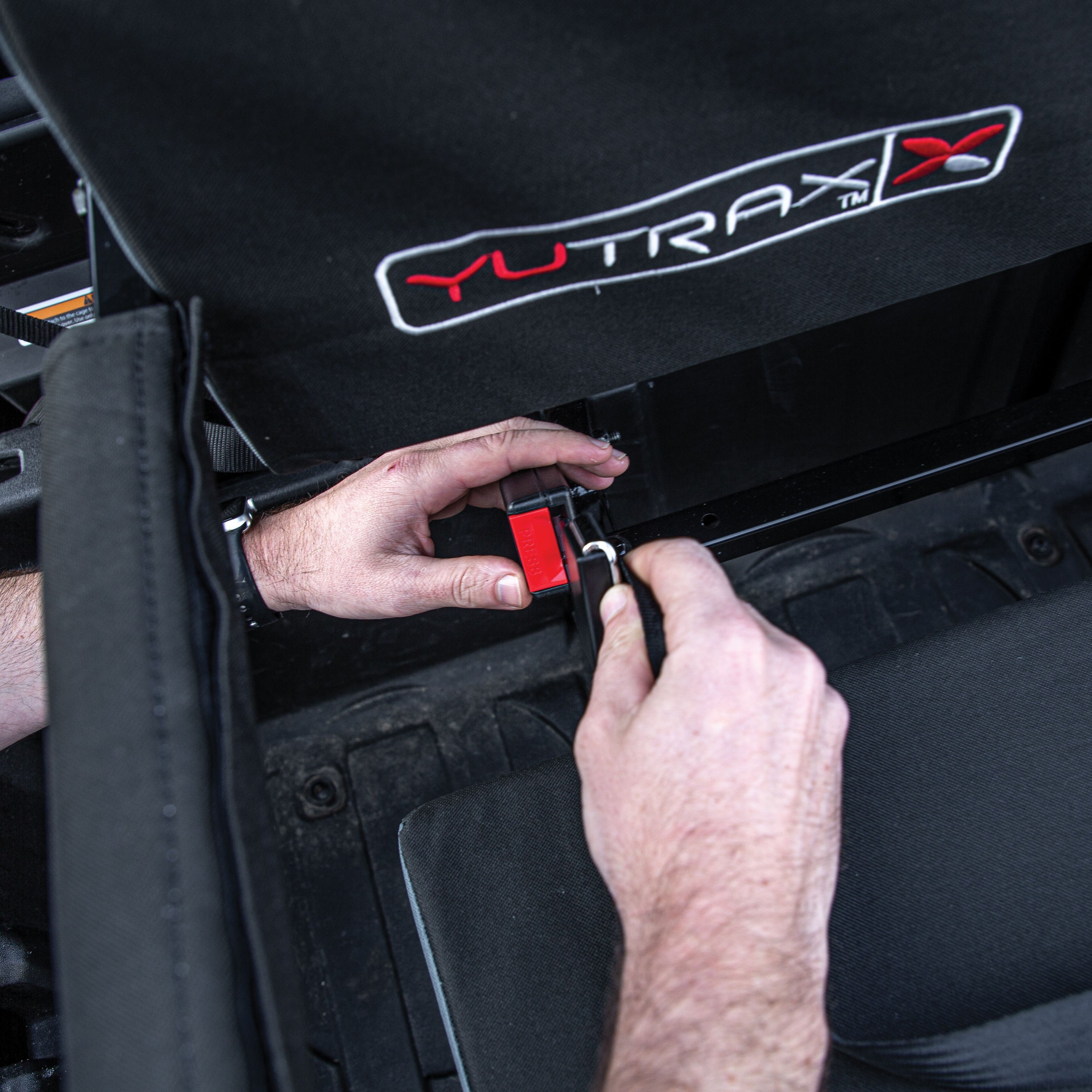 YUTRAX Universal Mount UTV Jump Seat, UTV Accessory, Increase Seating ...